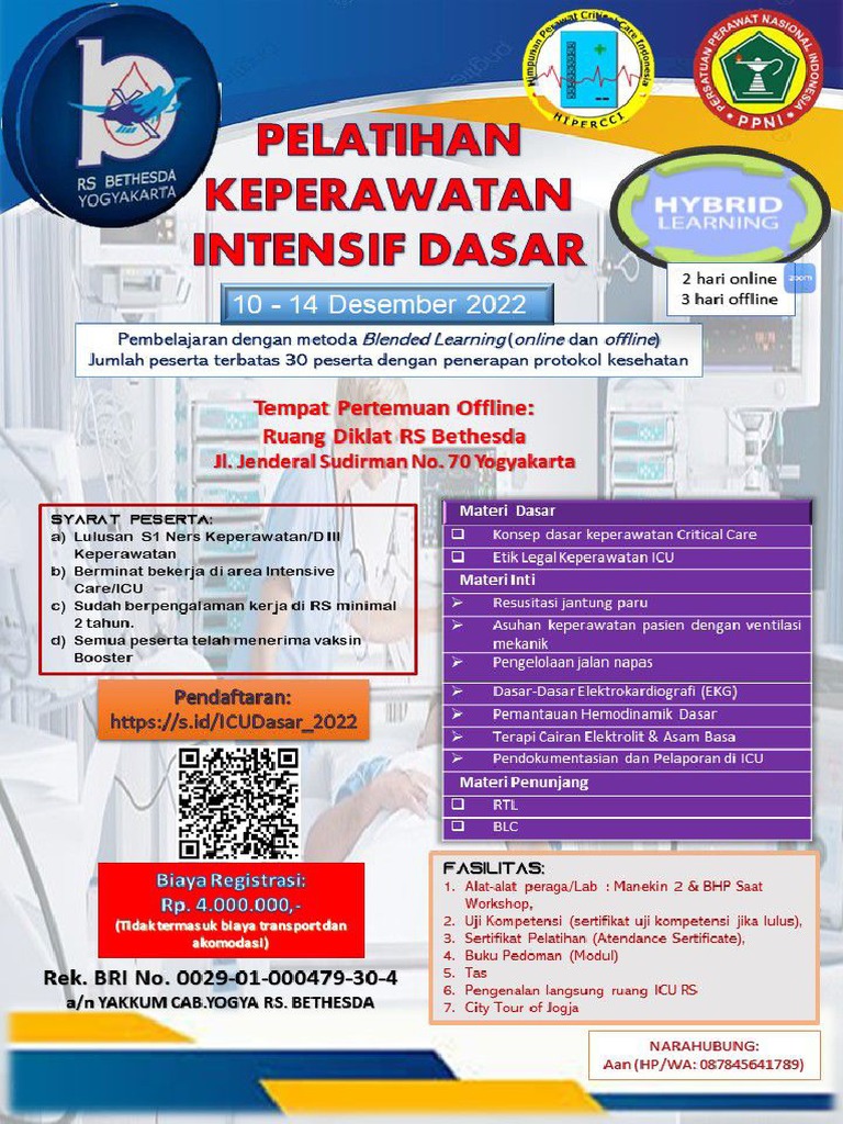 Brosur Pelatihan ICU Dasar 2022 | PDF