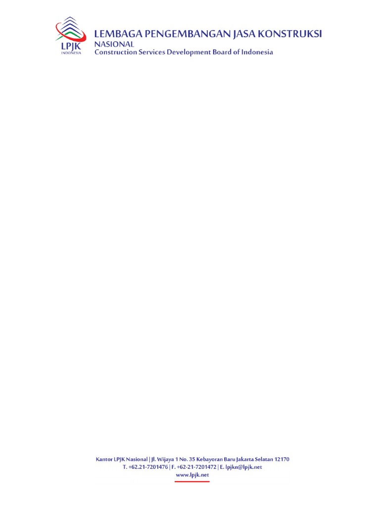 KOP LPJK Nasional | PDF