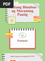 MTB2 - Aralin 3 - Salitang Binubuo NG Maraming Pantig | PDF