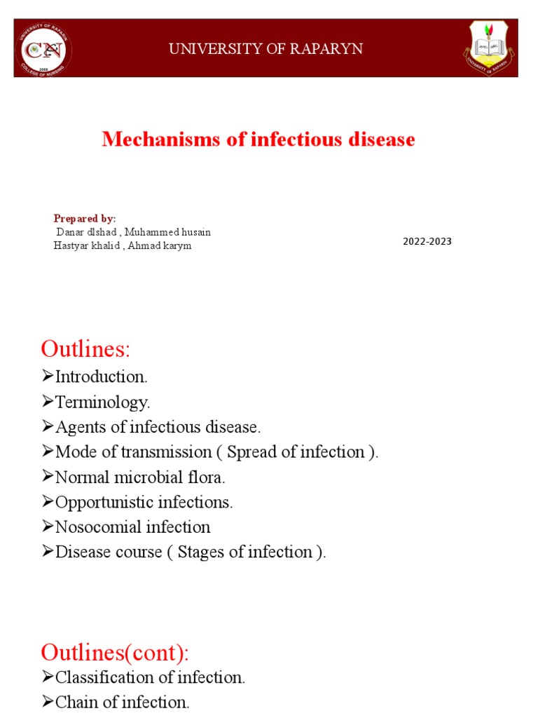 Understanding the Mechanisms of Infectious Disease: A Comprehensive Review of Pathogenesis ...