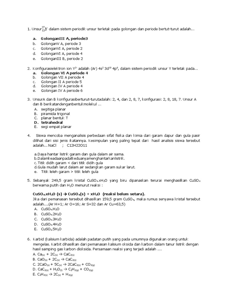 Bedah SKL Soal Paket 5 | PDF