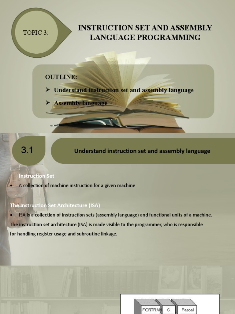 Instruction Set And Assembly Language Programming Pdf Assembly 