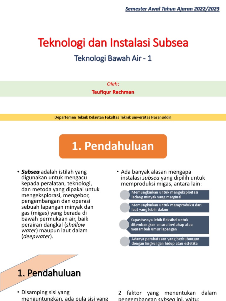 Teknologi Bawah Air - 1 | PDF