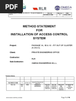 Method Statement Unitized | PDF | Quality Assurance | Wall