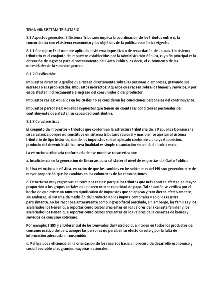 Tema Viii FP | PDF | Impuestos | Presupuesto