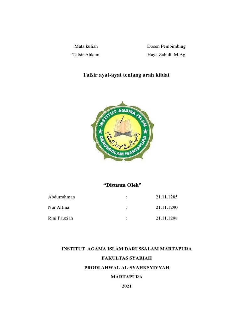 Arah Kiblat Dan Azan | PDF