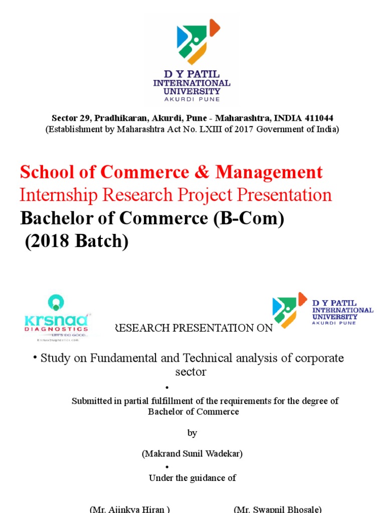 KRSNAA Diagnostics Internship Report | PDF | Science & Mathematics