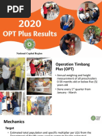OPT Plus Guidelines | PDF | Malnutrition | Sampling (Statistics)