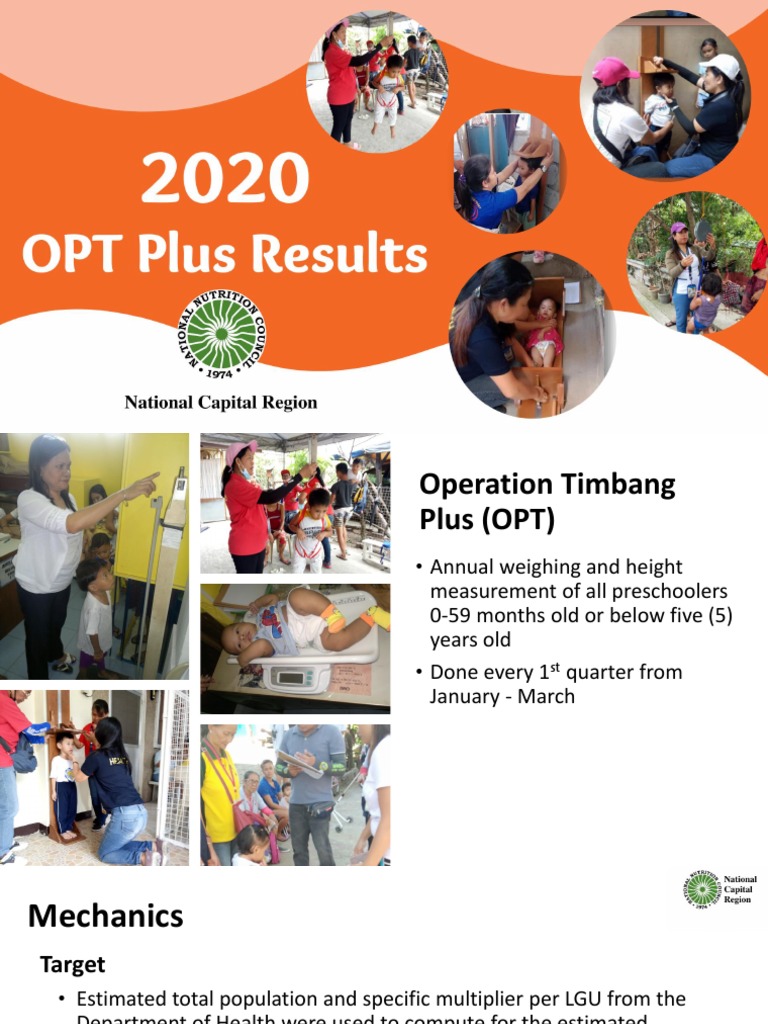 2020 OPT Plus Results in NCR - PPT - Final | PDF | Metro Manila ...