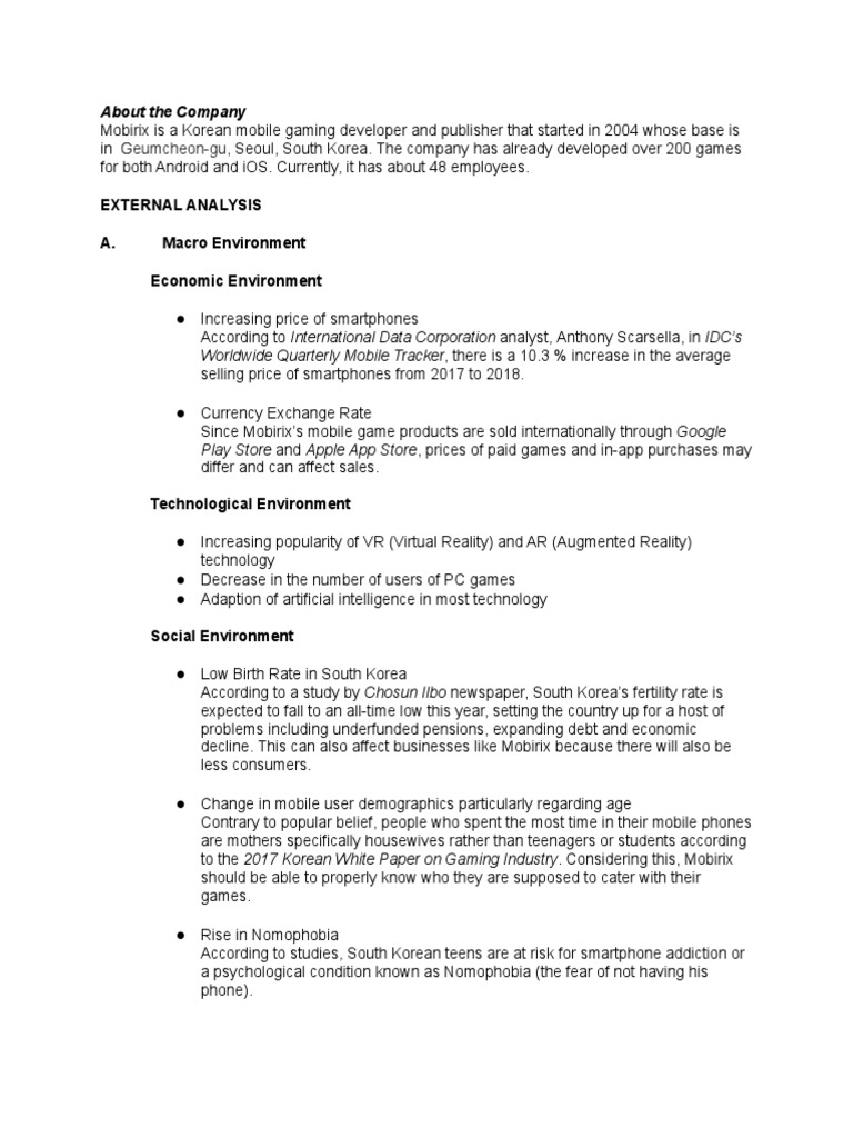 Mobirix | PDF | Mobile Game | Resource