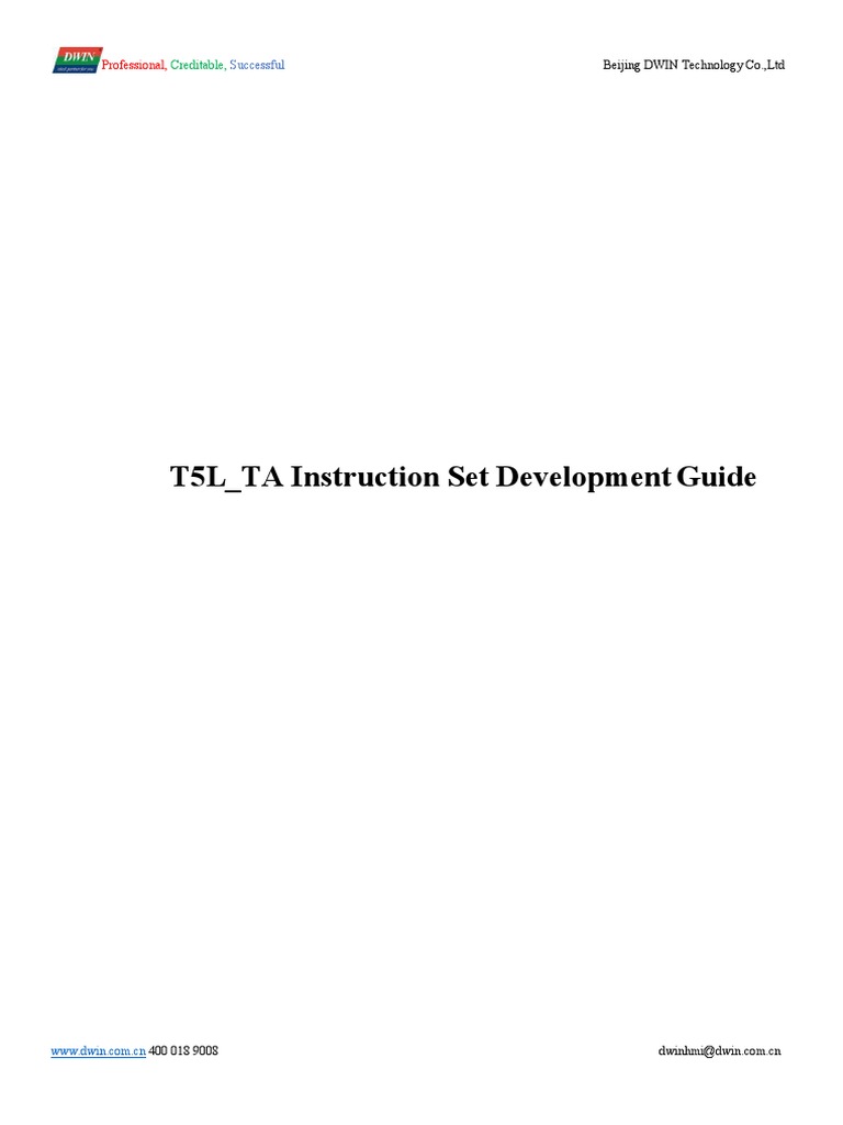 T5L TA Development GuideV2 | Download Free PDF | Button (Computing ...