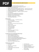 Academic Writing Sentence Starters Guide | PDF | Evidence | Argument