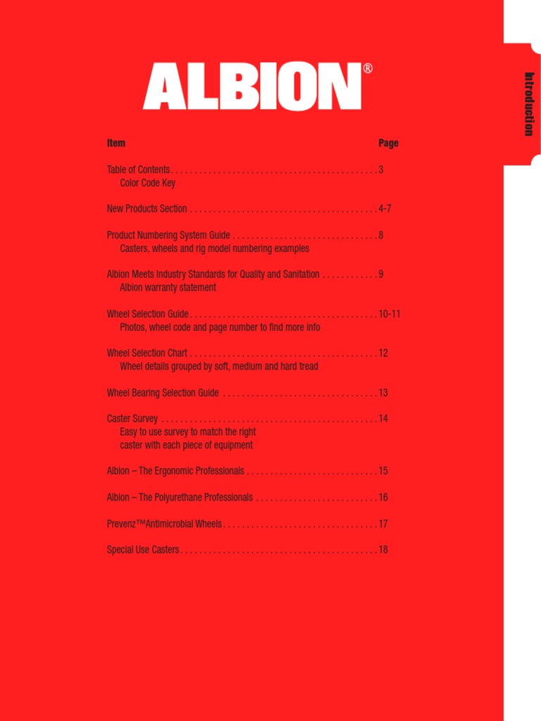 Albion Catalog (2011) | PDF | Building Materials | Materials