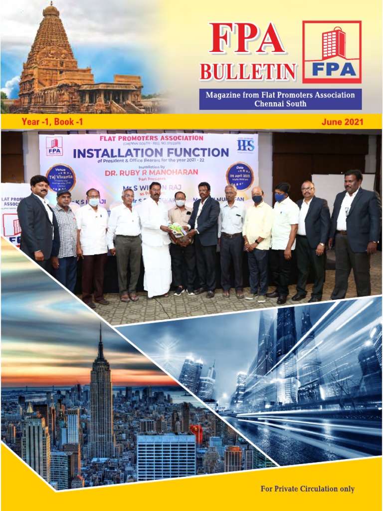 FPA Bulletin June21 | PDF | Concrete | Sewage Treatment