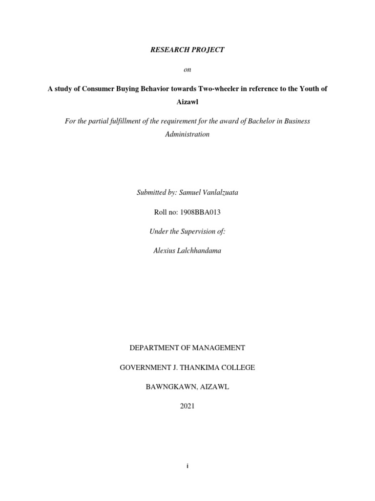 Consumer Buying Behaviour Pdf Consumer Behaviour Behavior