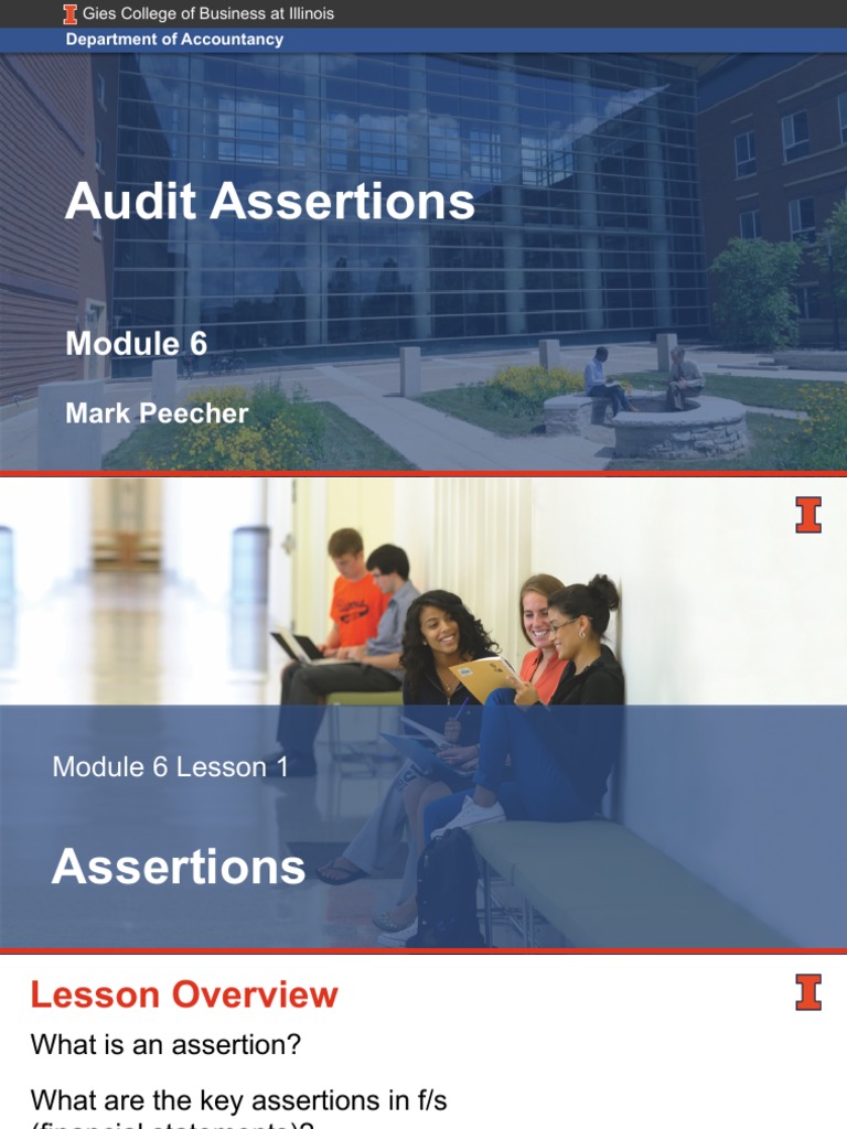 Audit Assertions | PDF | Financial Audit | Financial Statement