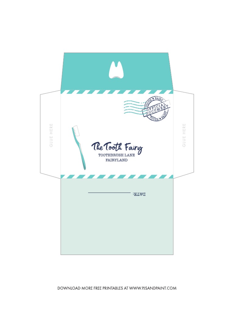 Tooth Fairy Envelope - Pjsandpaint | PDF