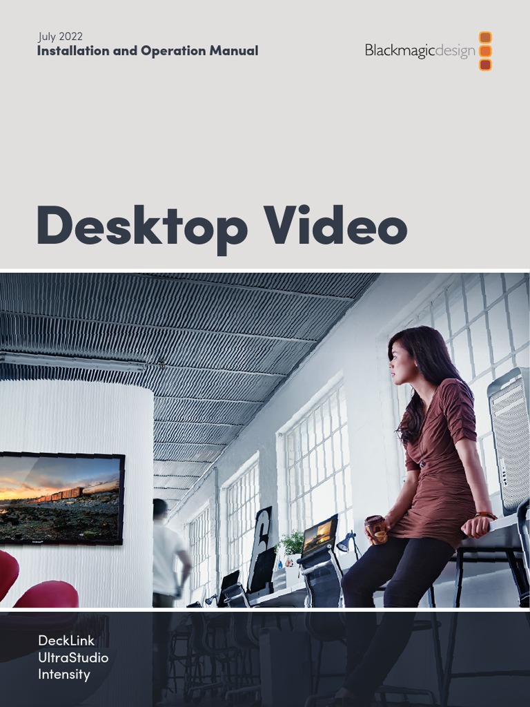 Desktop Video Manual | PDF | Usb | Installation (Computer Programs)