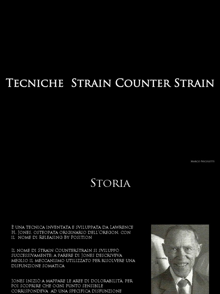 Introduzione Strain Counterstrain 2021 | PDF