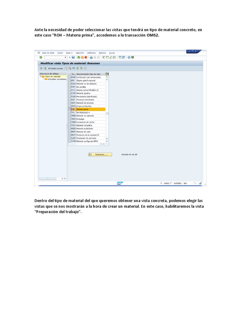 Configuración de Vistas en OMS2 | PDF