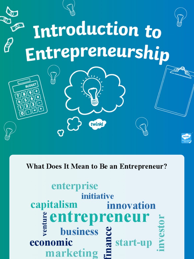 Introduction To Entrepreneurship | PDF | Entrepreneurship | Social ...