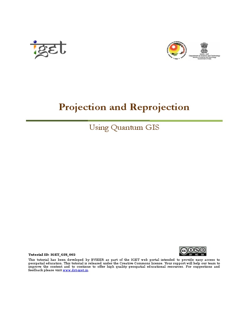 IGET GIS 002 ProjectionTutorial | PDF | Geographic Information System | Computing