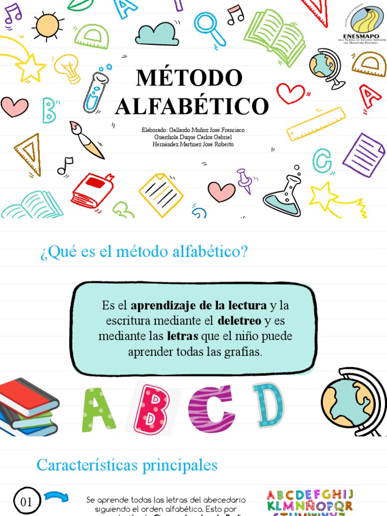 Metodo Alfabético | PDF | Alfabeto | Escritura