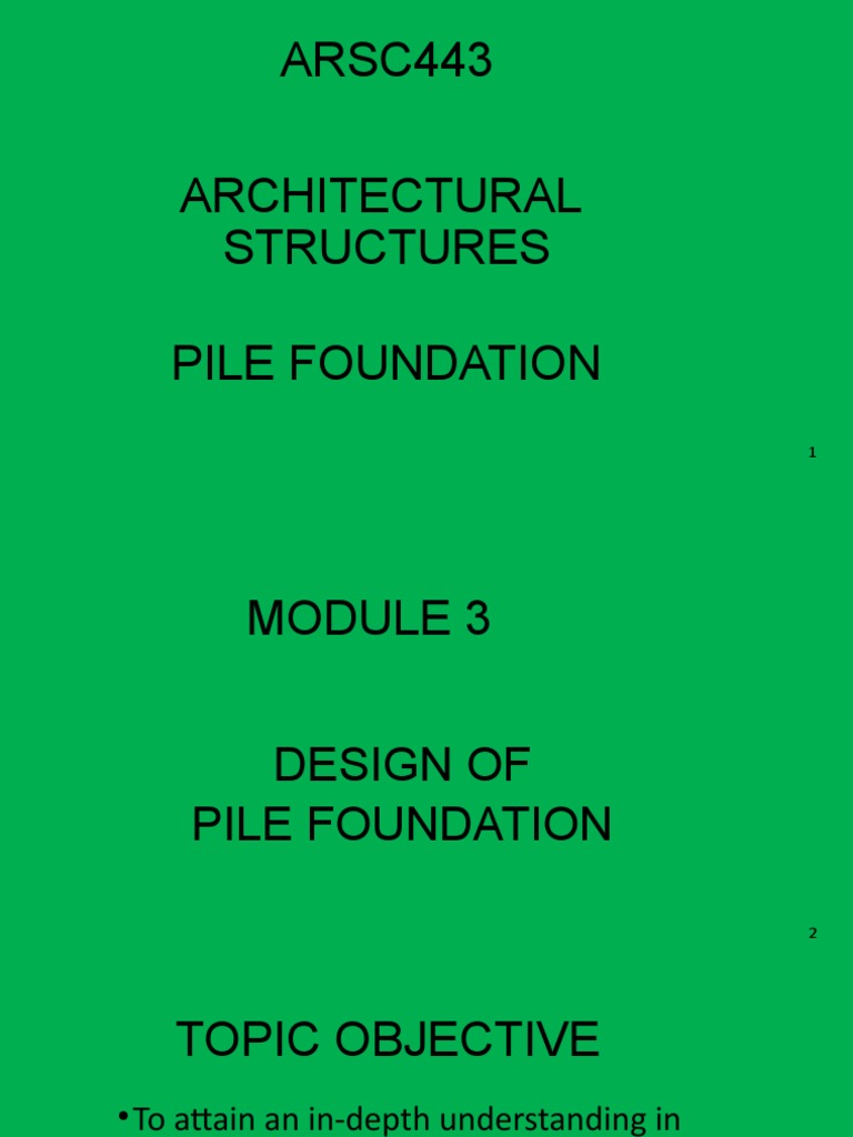 Foundation Module 3 | PDF