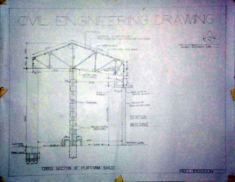 Railway Station Plan Drawing | PDF