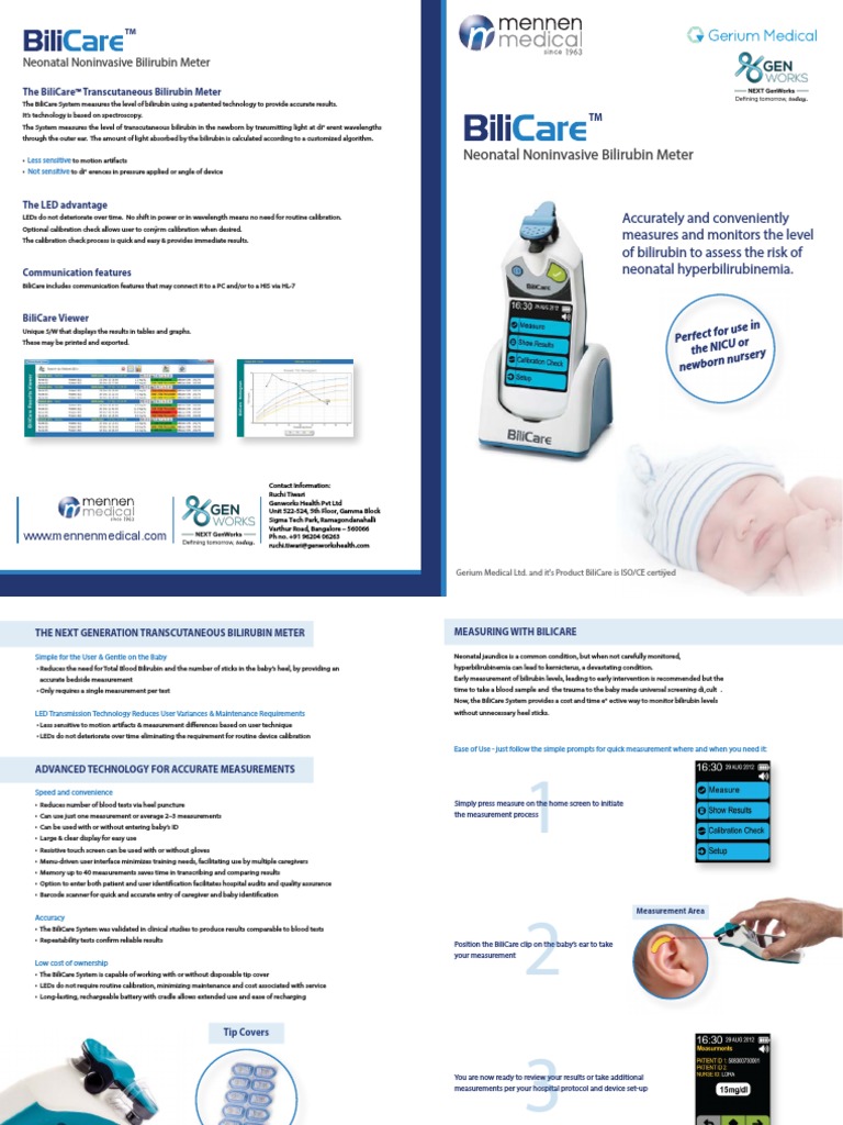 Bilicare Brochure | PDF | Calibration