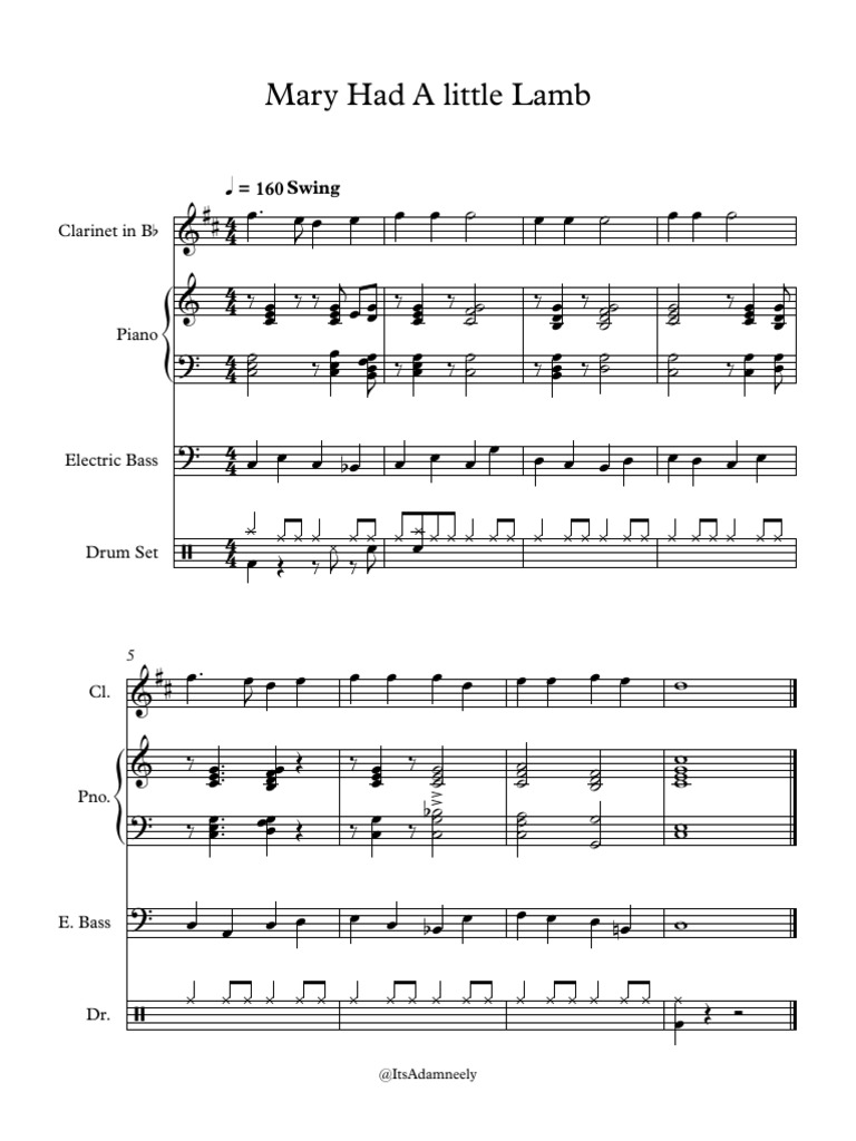 Mary Had A Little Lamb | PDF