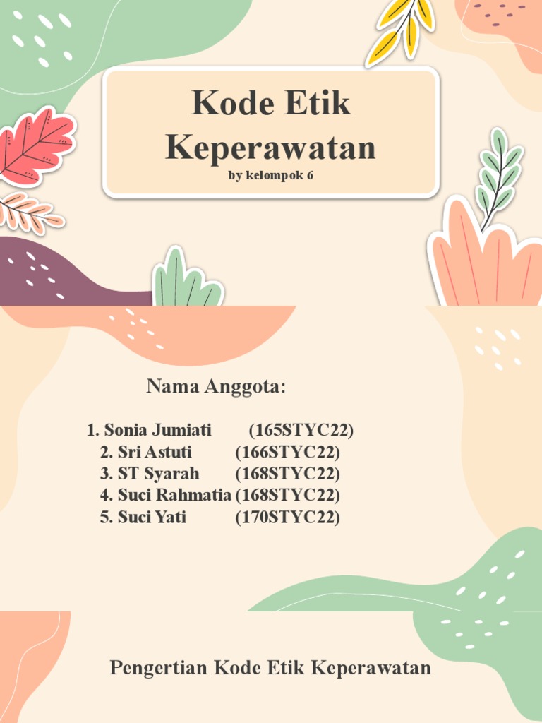Kode Etik Keperawatan | PDF