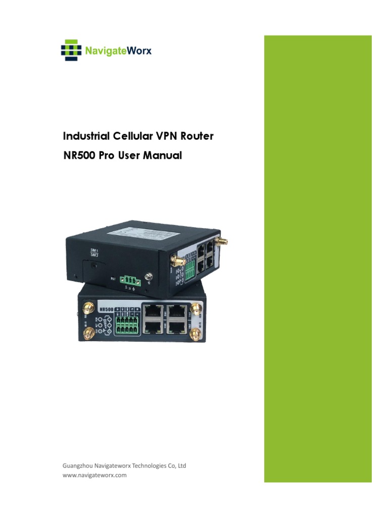NR500 User Manual | PDF | Ip Address | Router (Computing)