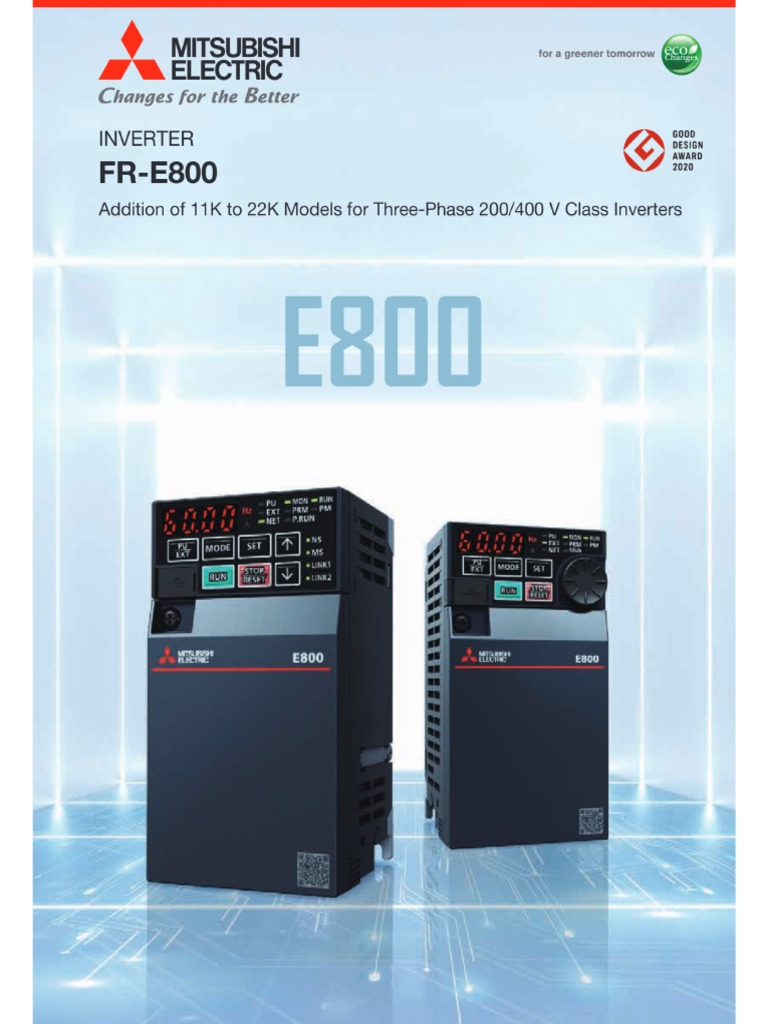 FR-E800 Catalog - L06131engc | PDF