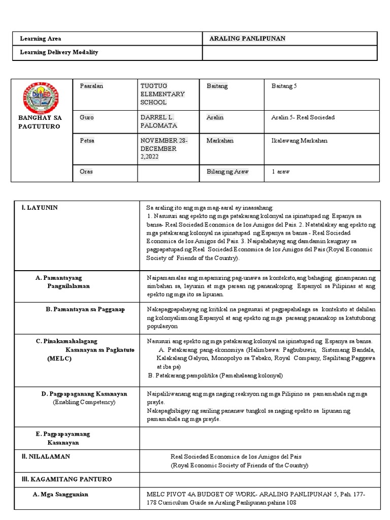 AP5 Q2 WK4 Day 5 | PDF