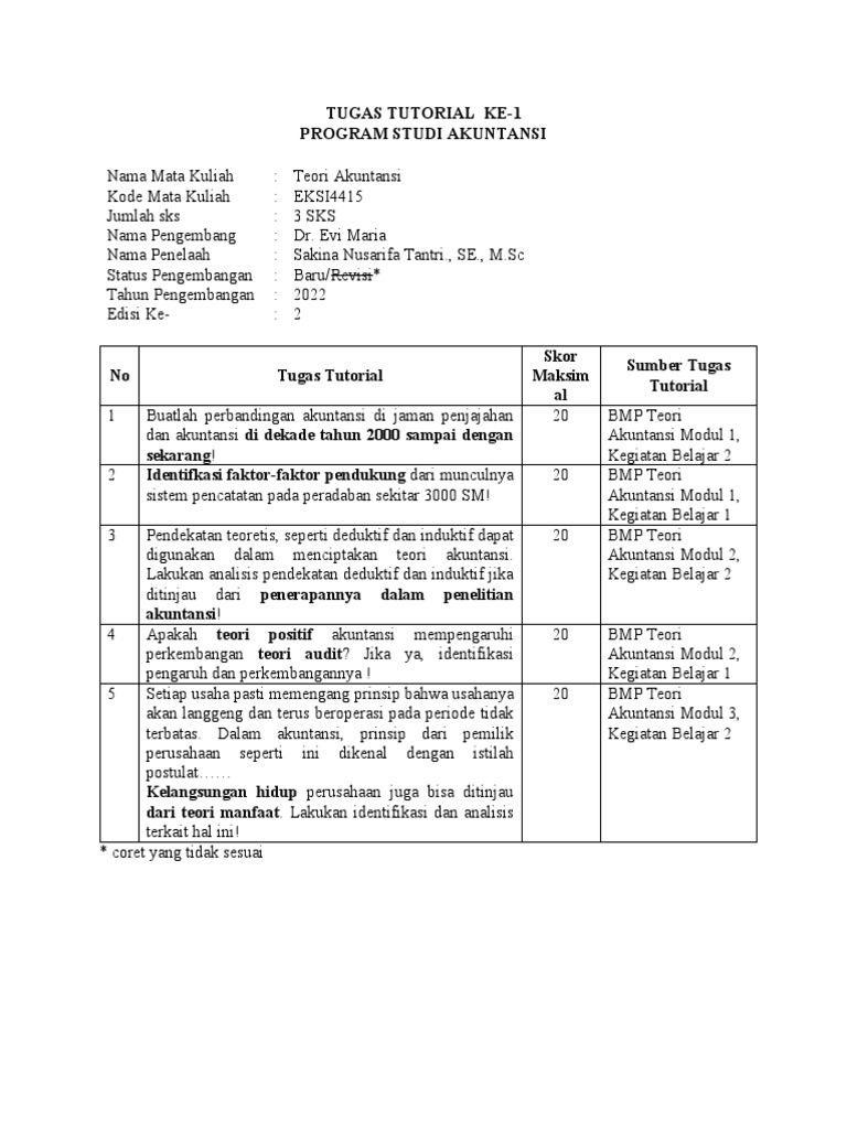 Teori Akt - Indra Kurniawan | PDF