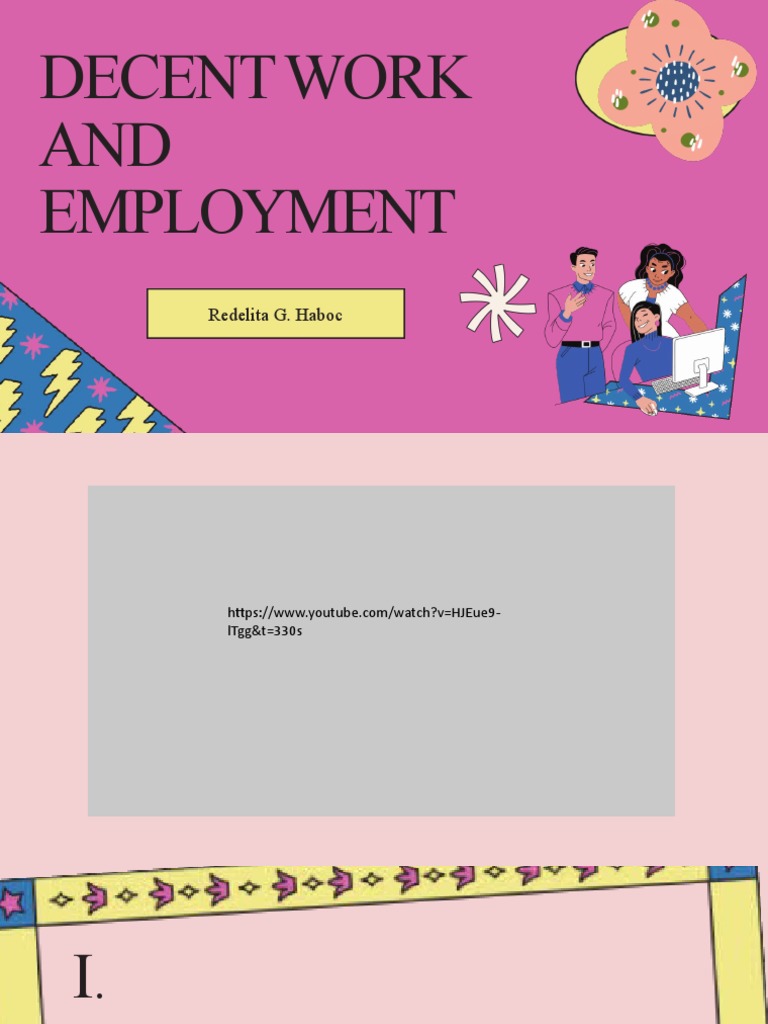 Decent Work and Employment | PDF | Employment | Overtime