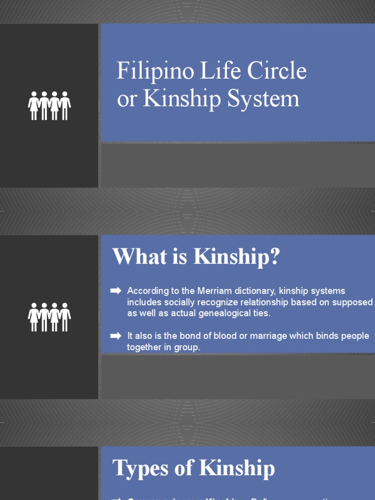 Filipino Life Circle or Kinship System | PDF | Kinship | Godparent