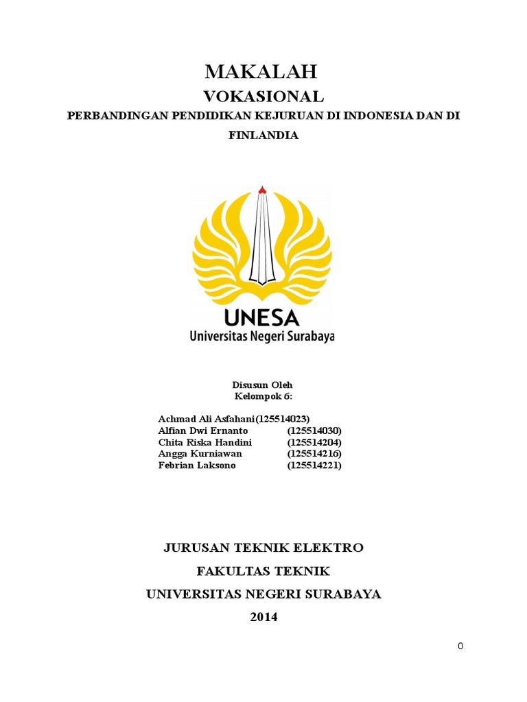 Perbandingan Pendidikan Vokasi Di Indonesia Dan Finlandia PDF Free | PDF