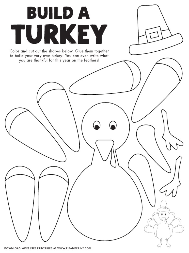 Build A Turkey PjsandPaint | PDF