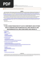 USP-NF 1663 Assessment of Extractables Associated With Pharmaceutical ...