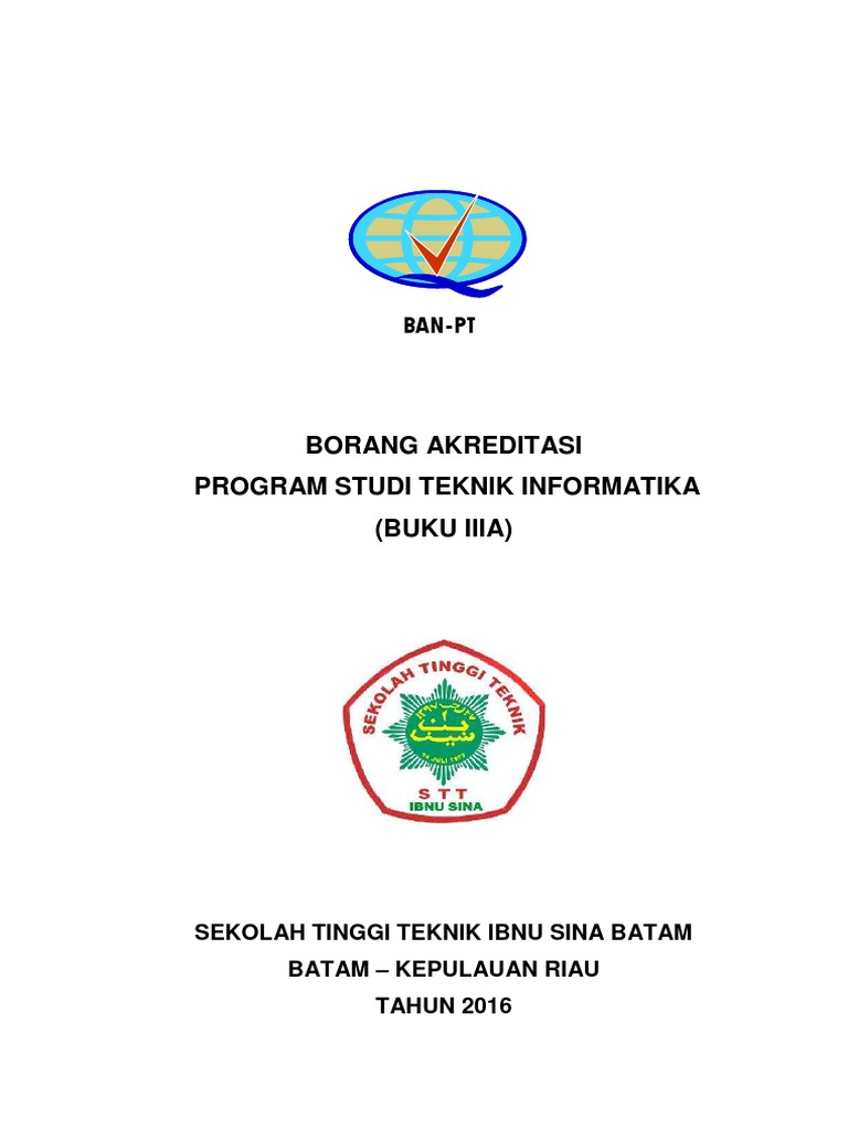 Borang Akreditasi Program Studi Teknik I | PDF