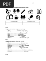 Countable and Uncountable Homework. | PDF | Syntactic Relationships ...