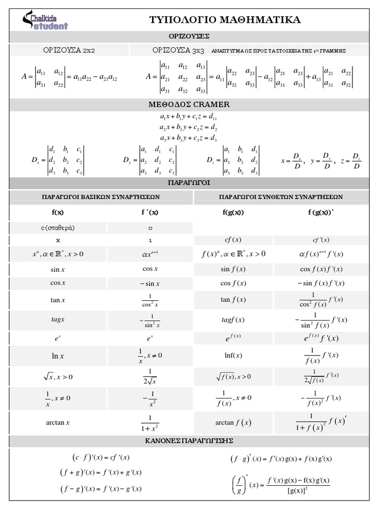 τυπολογιο παραγωγων | PDF
