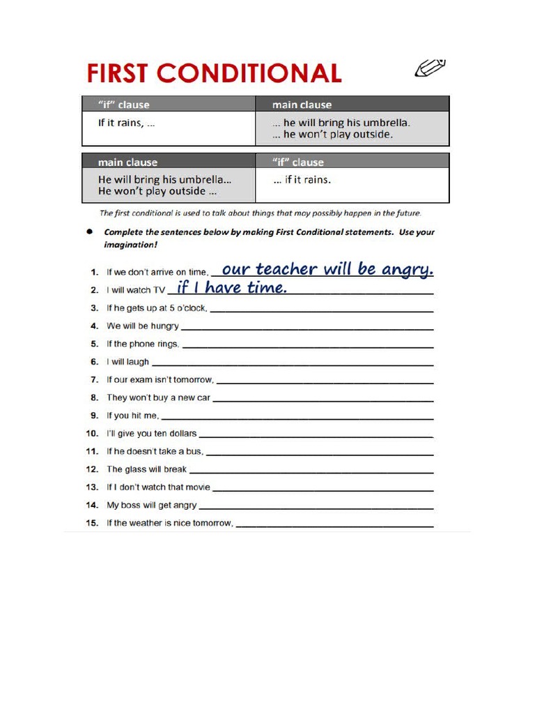 1 ST Conditional | PDF