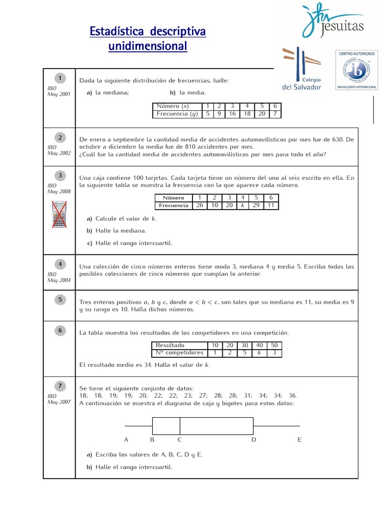 H06-Estadistica Unidimensional.145 | PDF