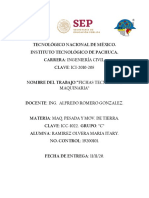 Ficha Técnica de Maquinaria | PDF | Herramientas | Science