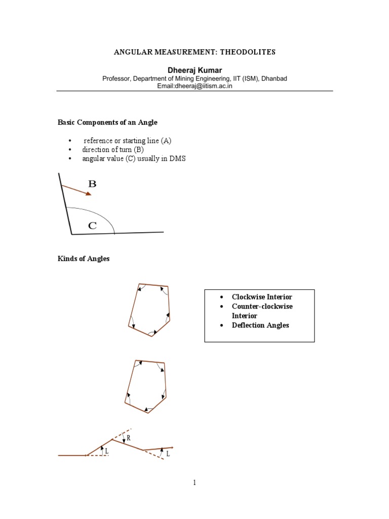 Theodolite | PDF | Metrology | Optics