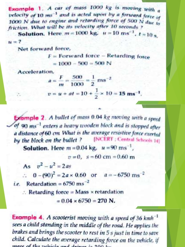 Laws of Motion-Problems | PDF