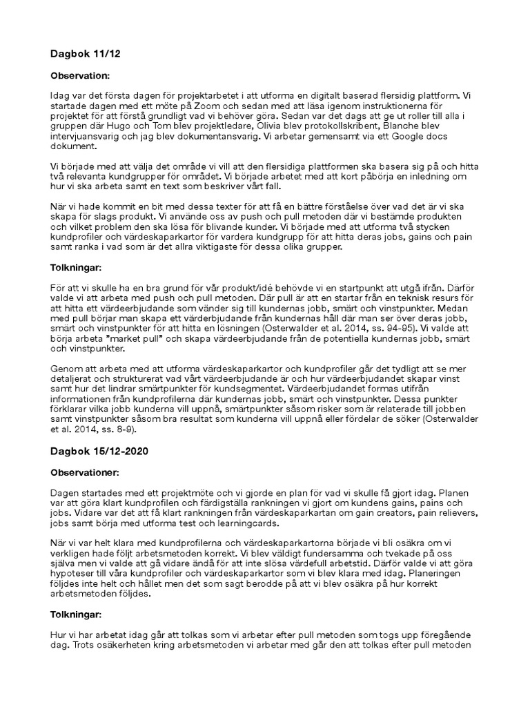 Individuell Analys DEAM-IA1 | PDF